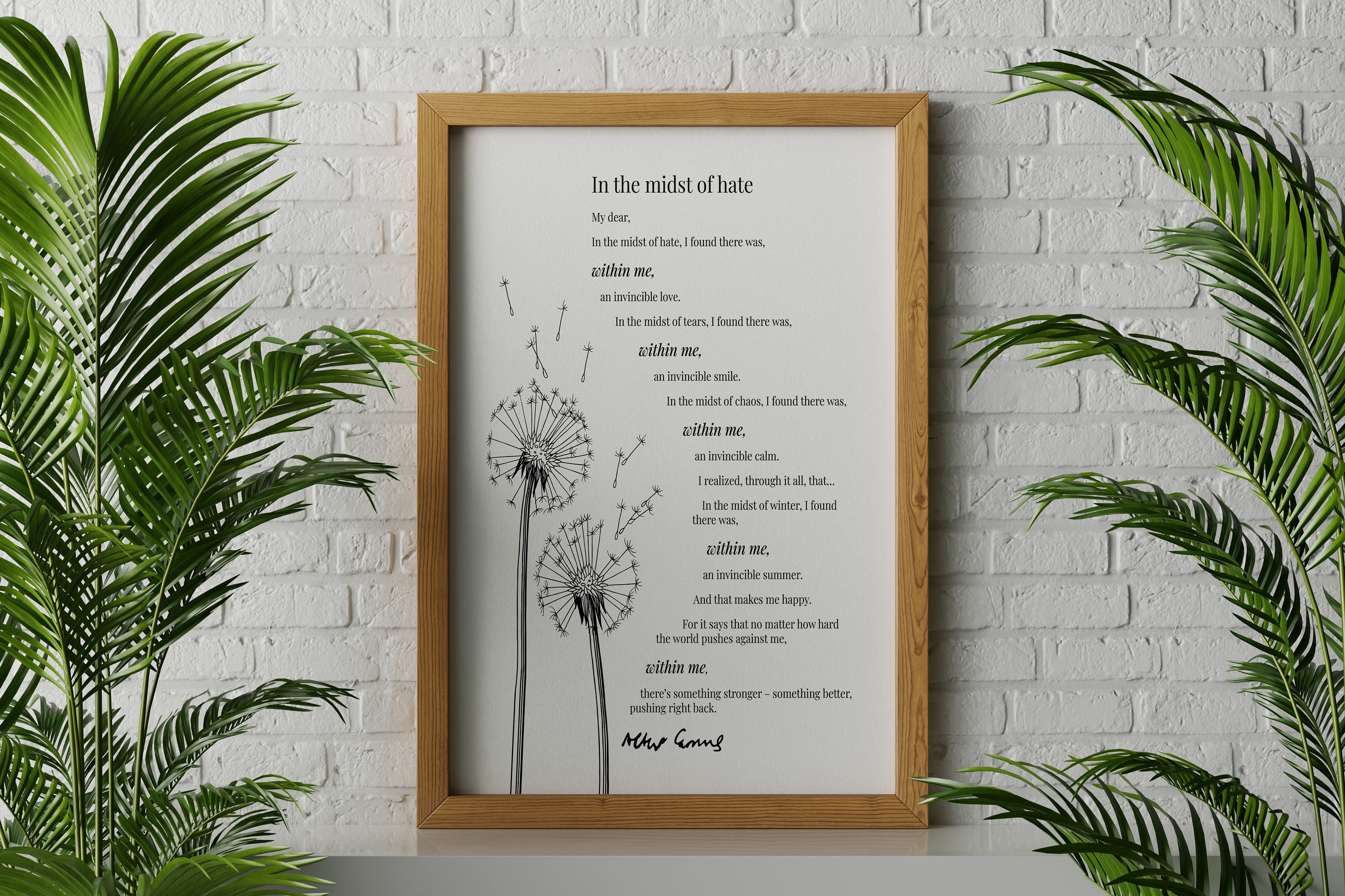 Albert Camus Quote Print, Line Art Wall Decor - Etsy