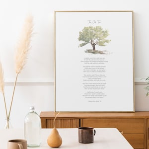 The Oak Tree Poem by Johnny Ray Ryder Jr. Print / Canvas / Framed Print ...