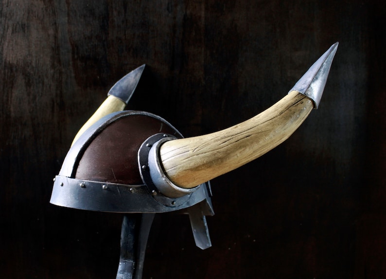 Horned Viking Helmet - Etsy