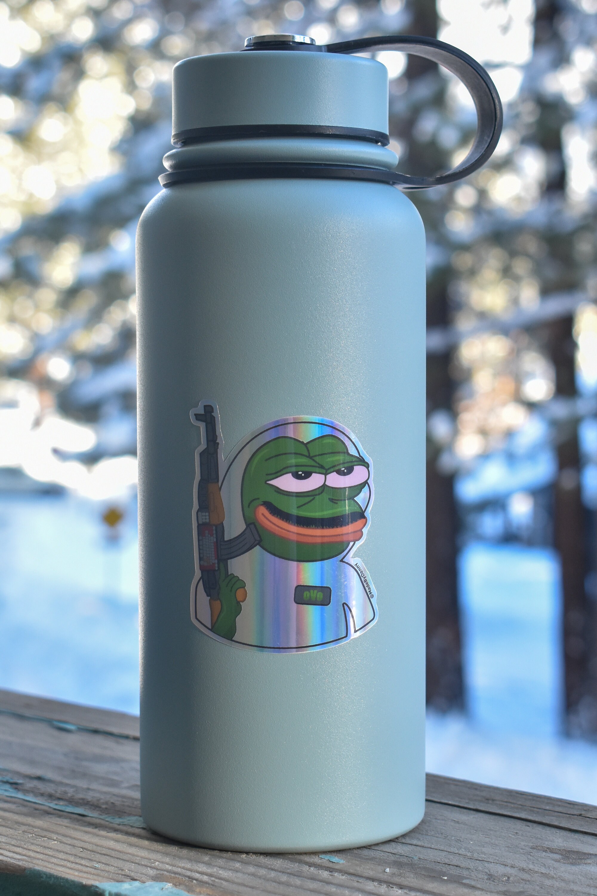 Galaxy Pepe Soldier Autocollant holographique - Etsy France