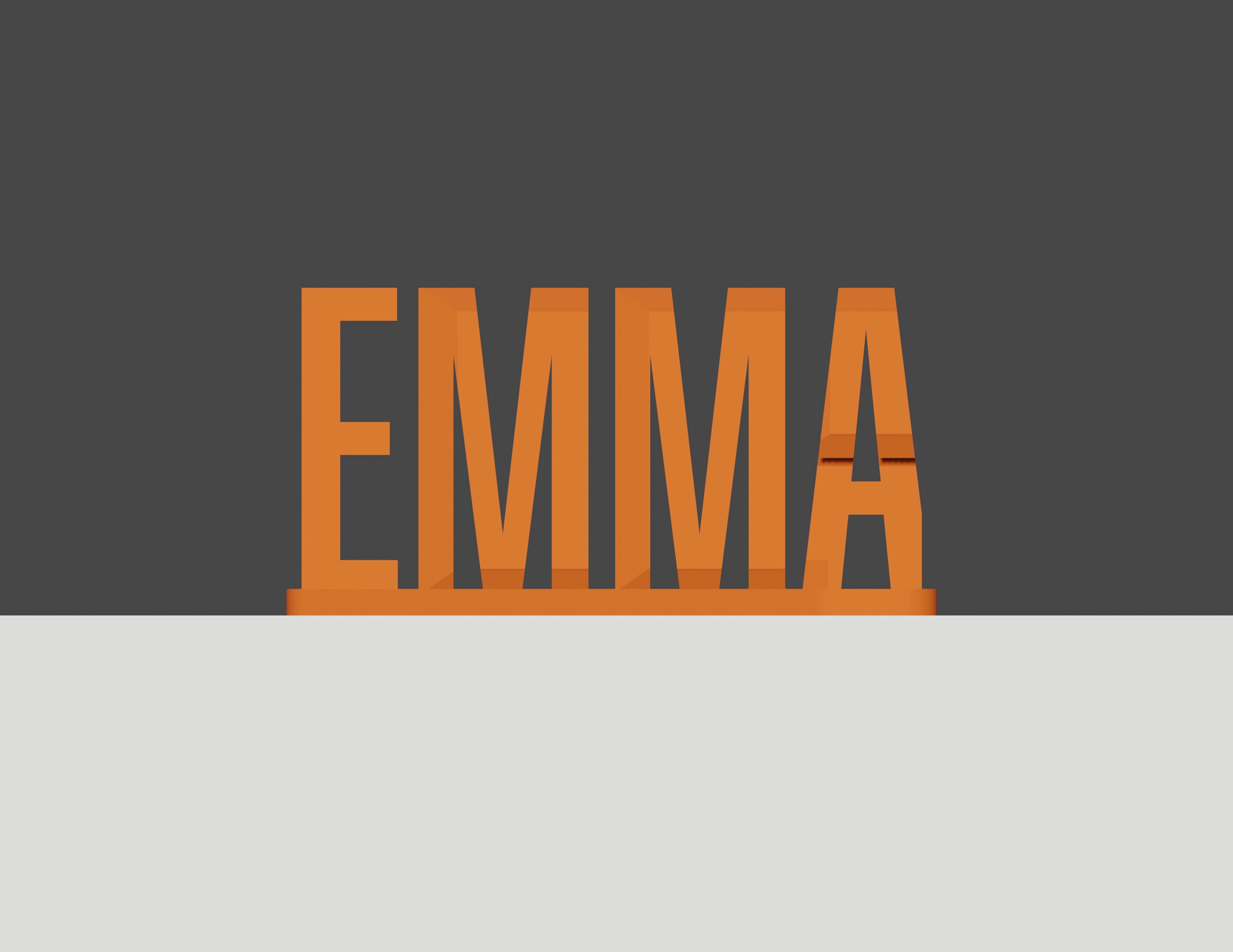 3D Printed Optical Illusion With Your Own Text | Customizable in Color ...