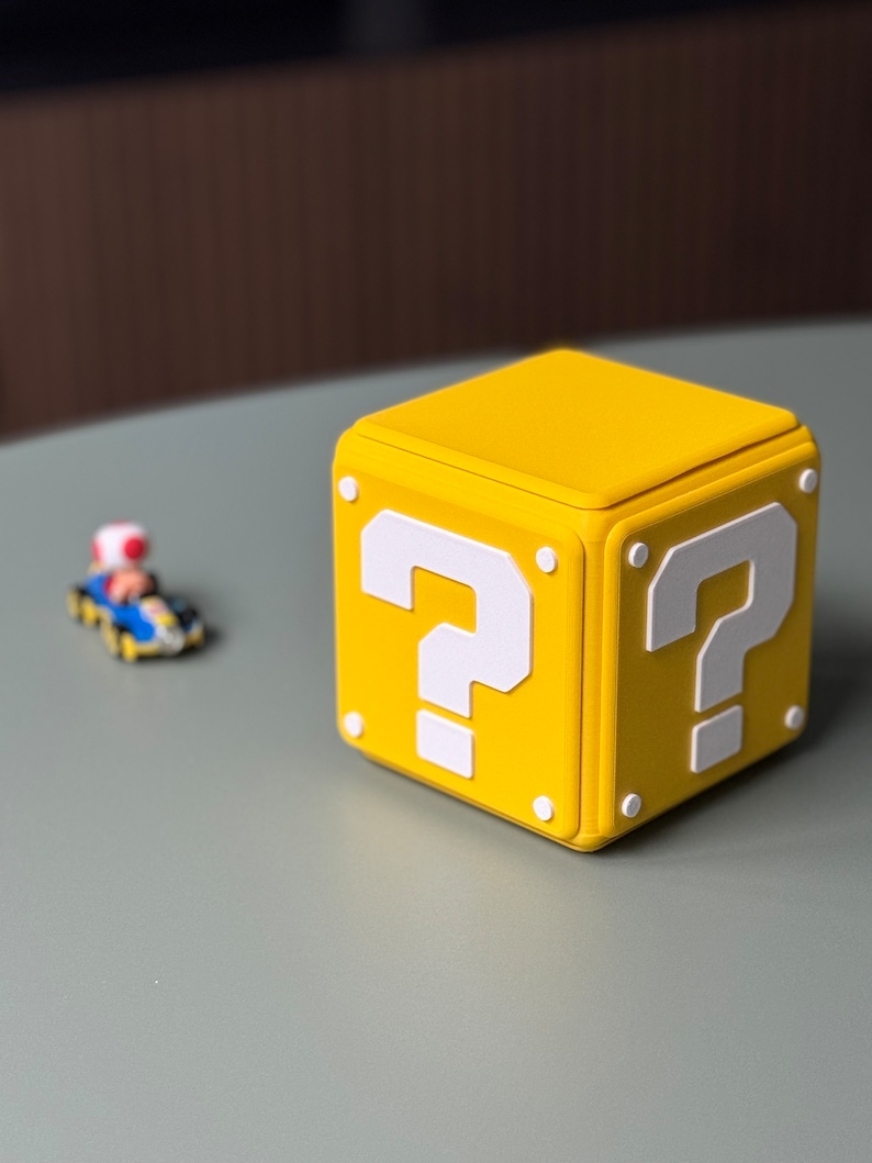 3D Printed Mario Inspired Question Mark Block Coasters | Amazing ...