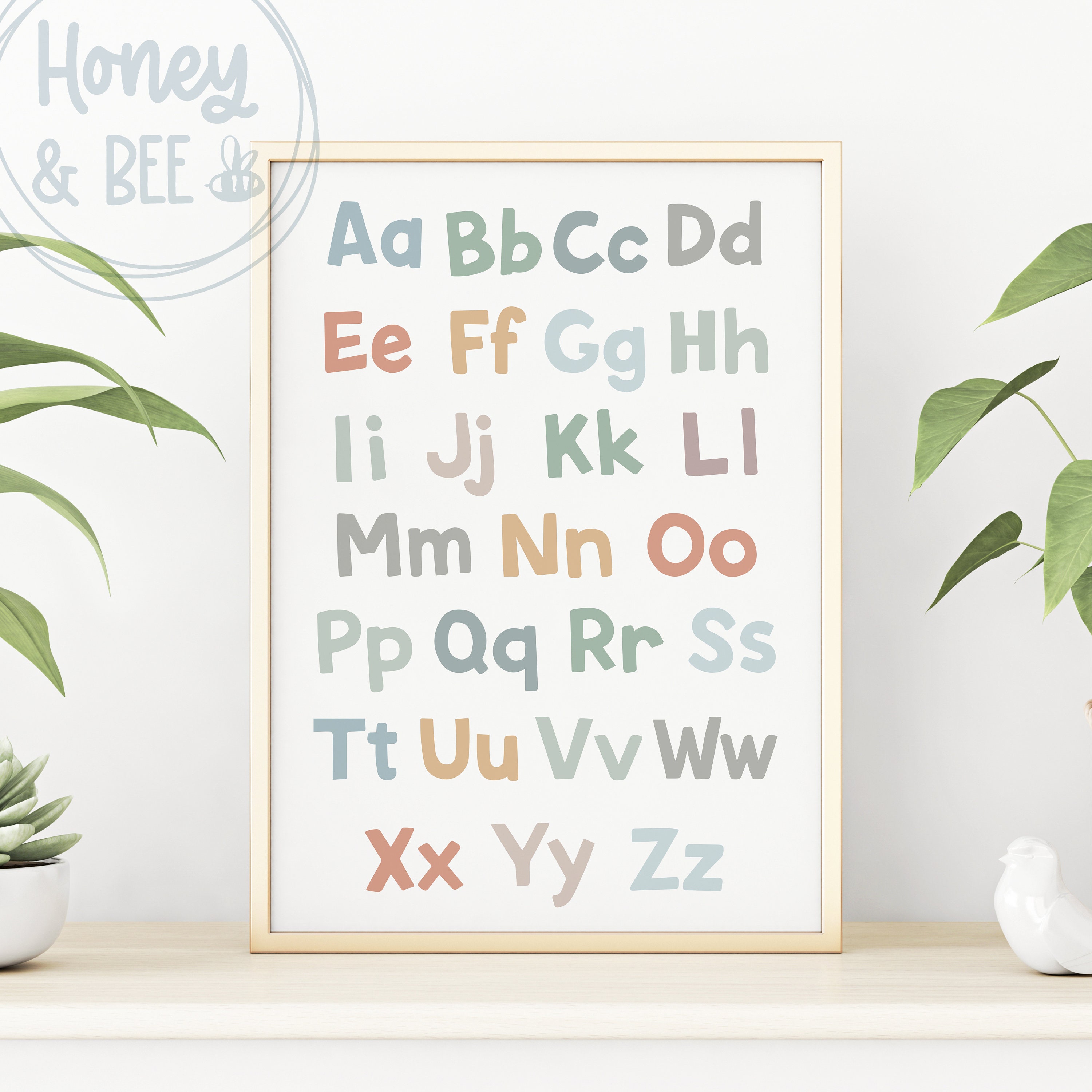 INSTANT DOWNLOAD | Alphabet, ABC, Digital Download, Home School ...