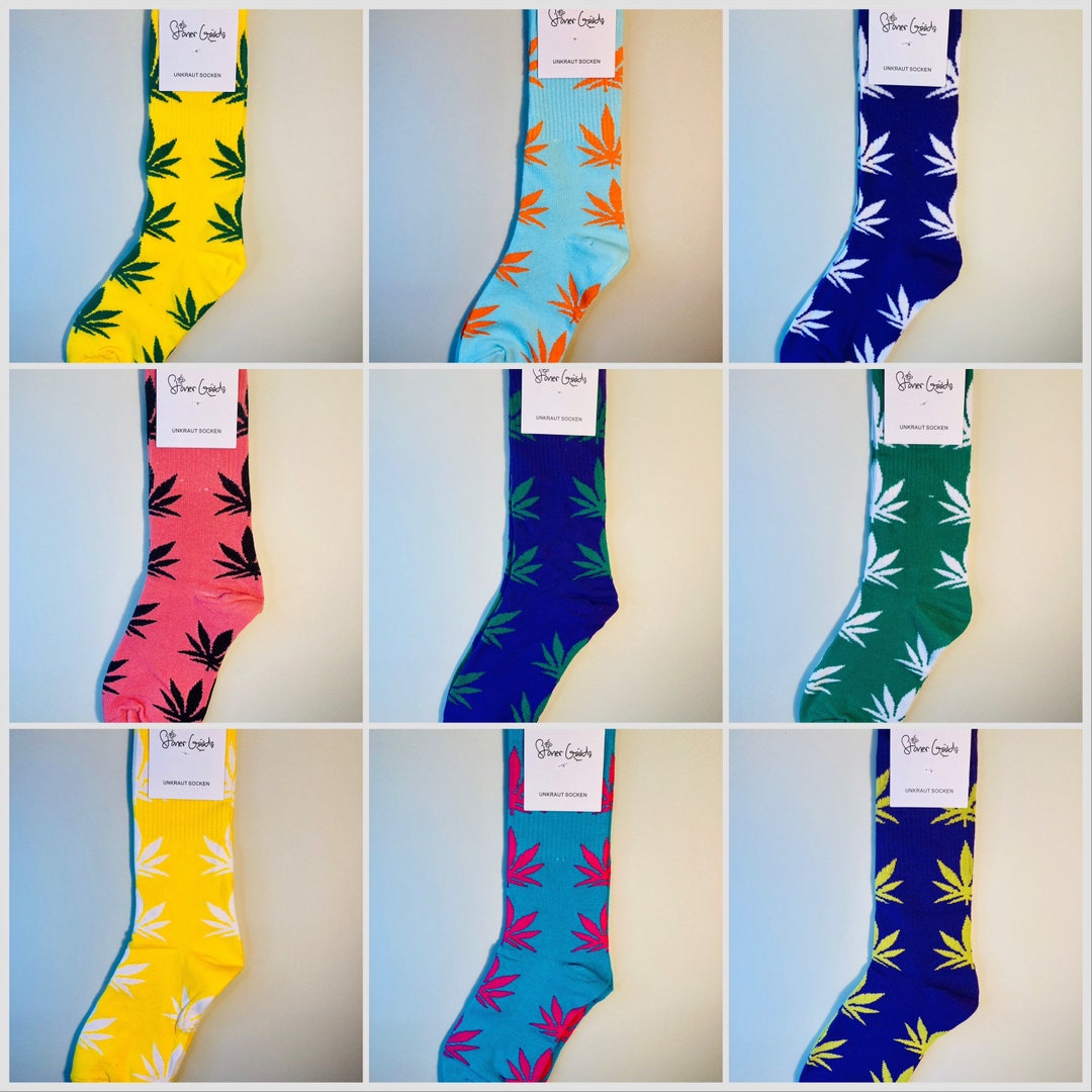 Stoner Goods Weed Socks - Etsy