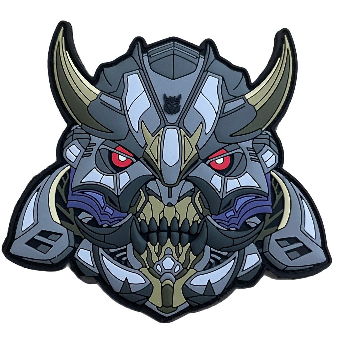 PATCHLAB Onibots #3 Starscream PVC Morale Patches | Hook and Loop Patches | Patches for ...