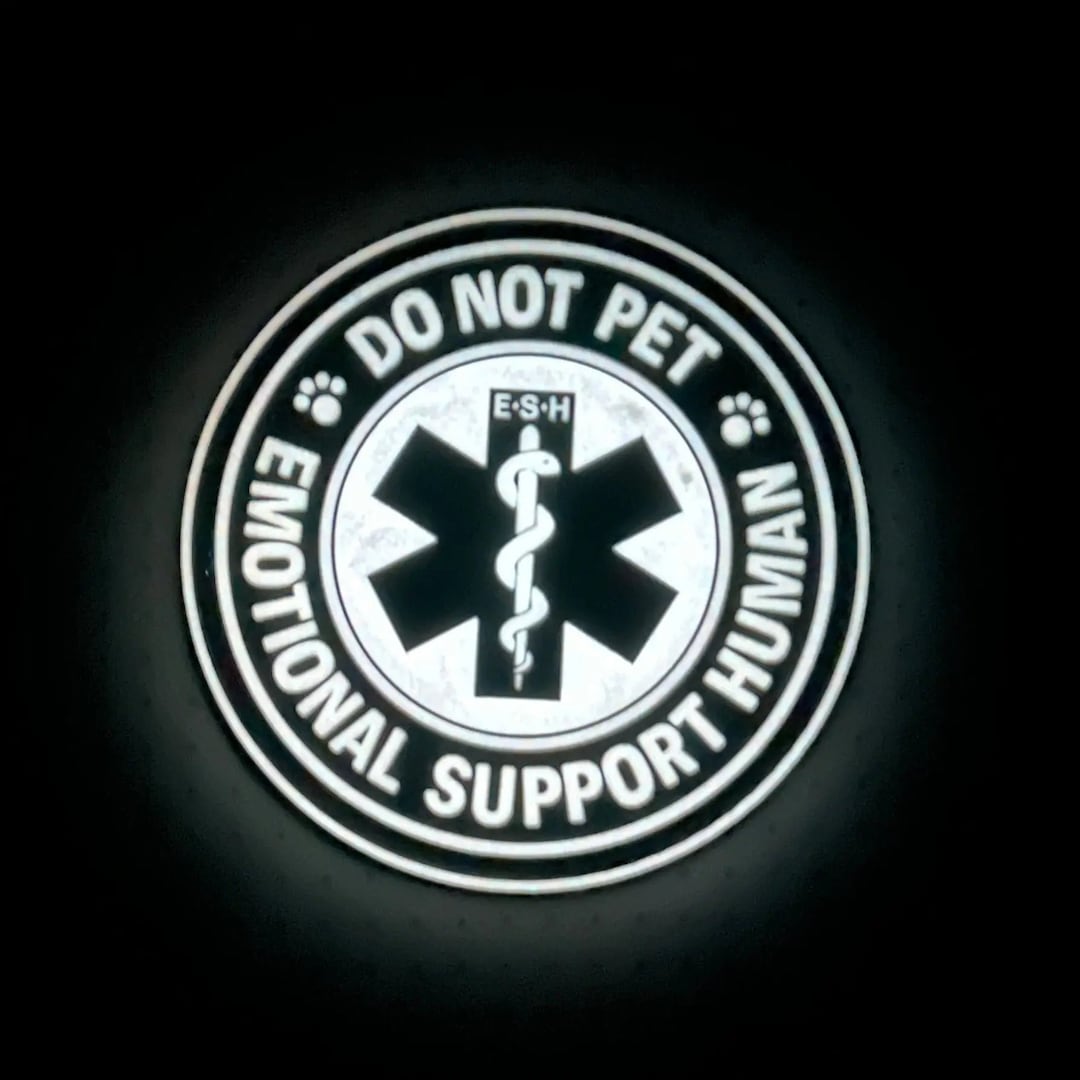 PATCHLAB ESH Support Human PVC Morale Patches Hook and Loop | Hook and Loop Patches | Hook and ...