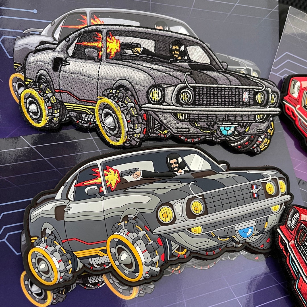 PATCHLAB Cyberpunk Cars 1 PVC Morale Patches Velcro Embroidered Patches ...