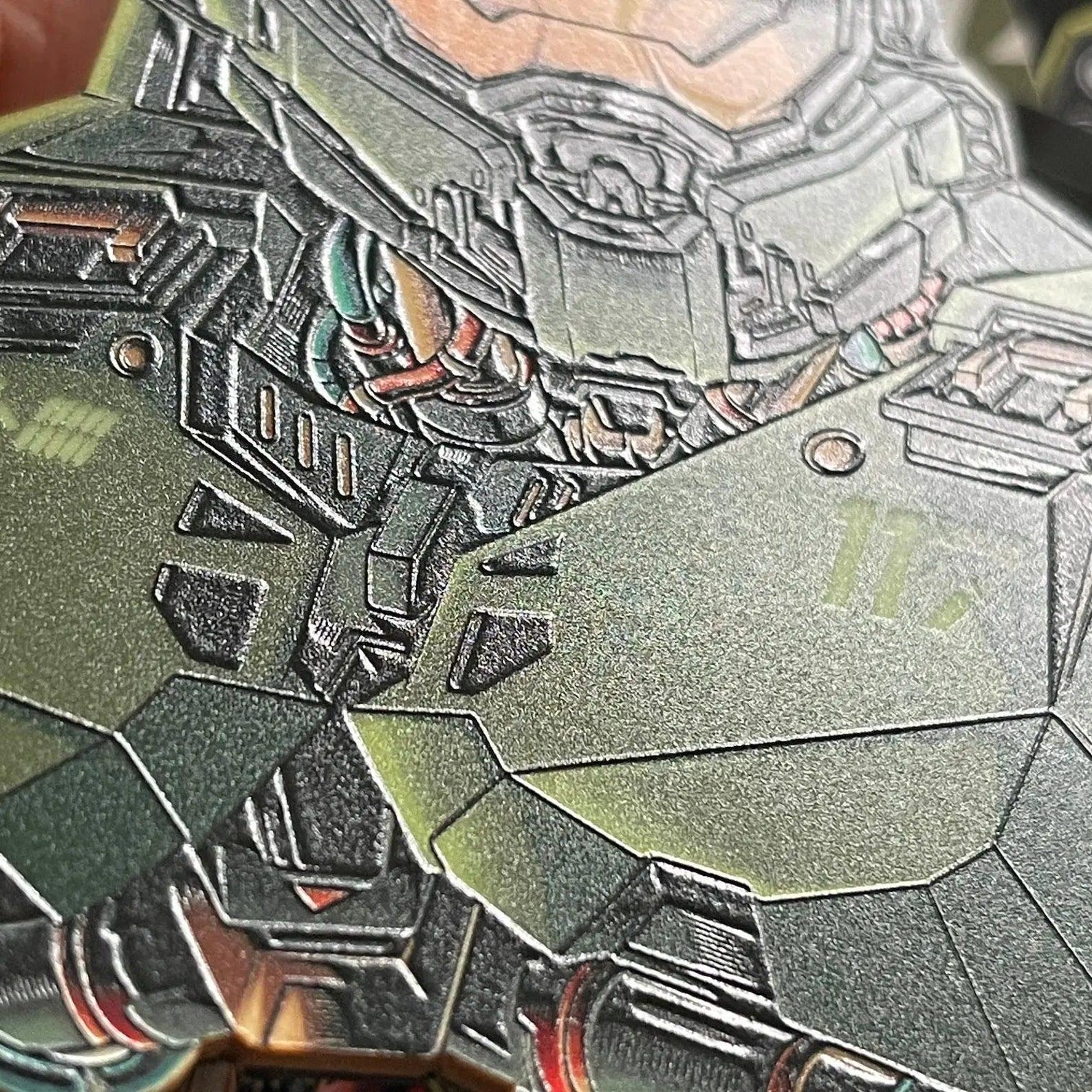 ALPHA #7 MECHA 117 Morale Patch Hook Scifi Cyber Army Airsoft Military ...