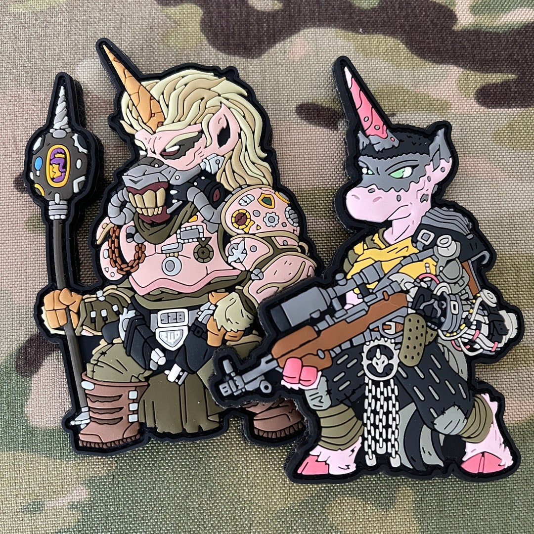 PATCHLAB Unicorn #10 Fury PVC Morale Patches Hook and Loop | Hook and Loop Patches | Hook and ...