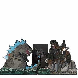 Patchlab XXL Tactical Kaiju Kong Vs Godzilla PVC Morale Patch 10" 25cm ...