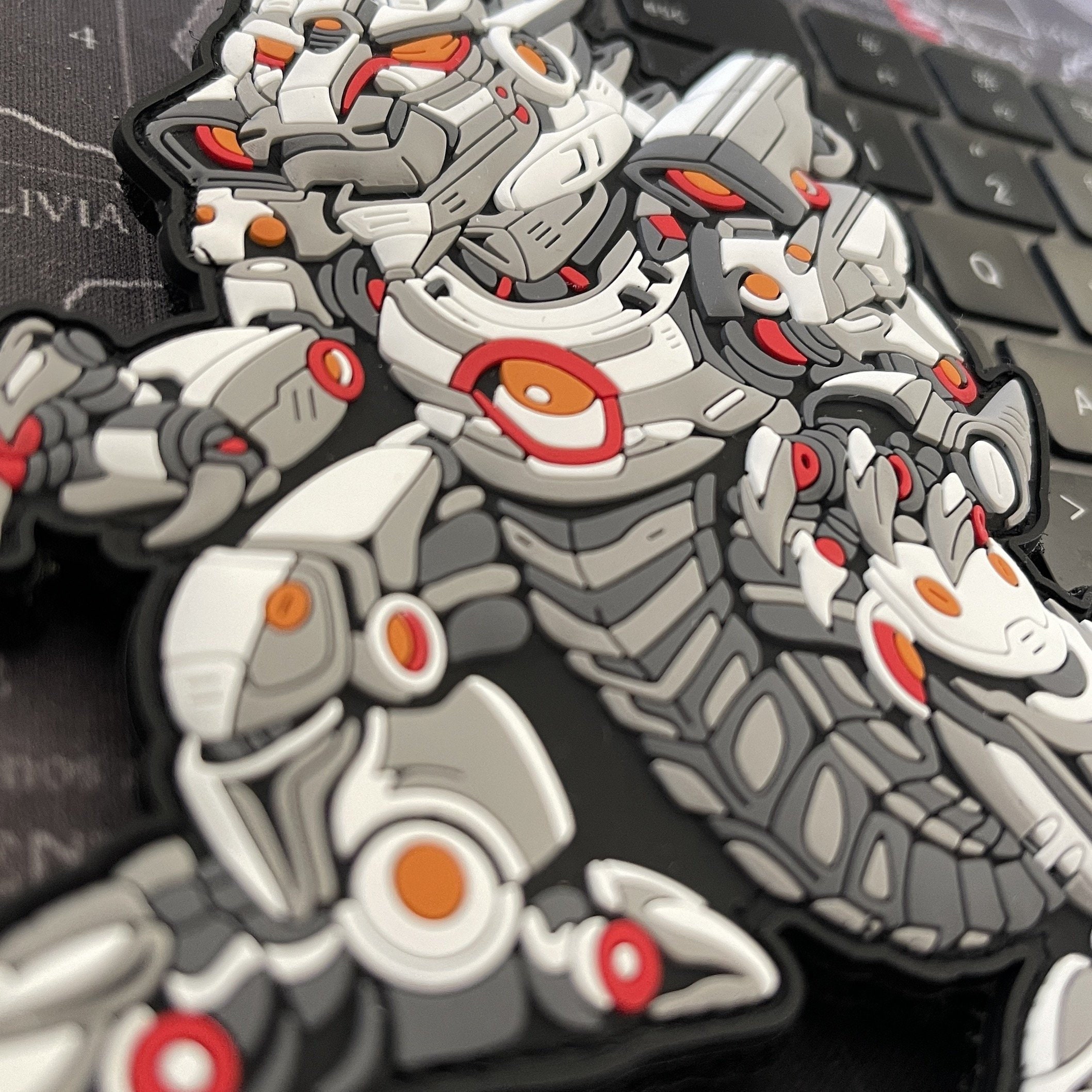 MECHAGODZILLA Morale Patch - Etsy