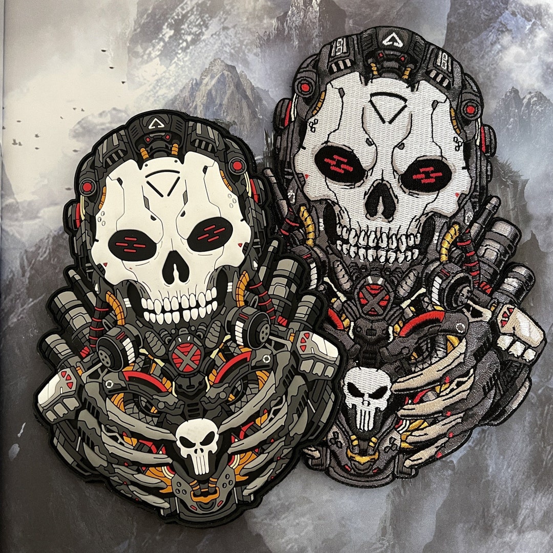 PATCHLAB Cyborg 1 Punisher Cyberpunk PVC Morale Patches Velcro ...
