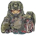 ALPHA #7 MECHA 117 Morale Patch Hook Scifi Cyber Army Airsoft Military ...