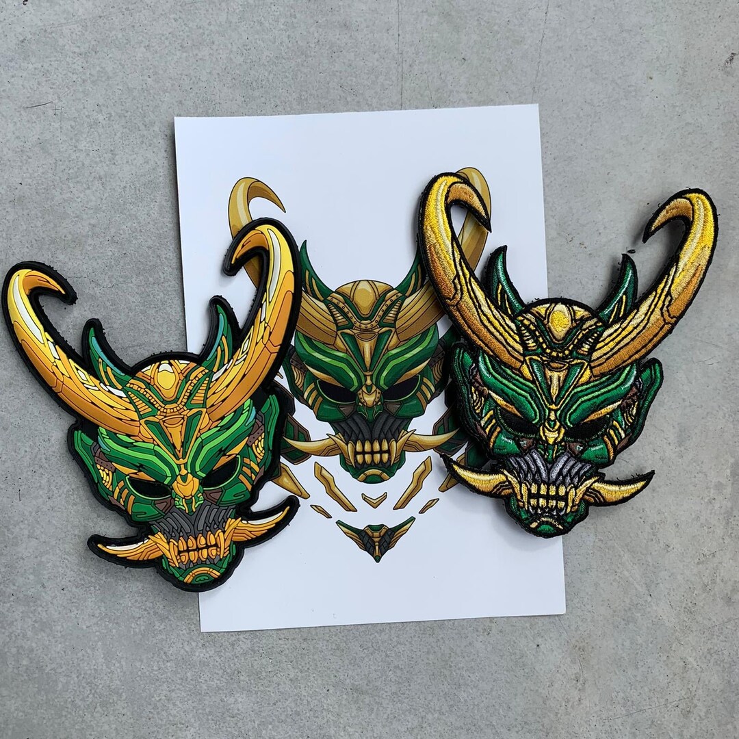 PATCHLAB Onivengers #7 Loki PVC Morale Patches | Embroidered Patches | Hook and Loop Patches ...
