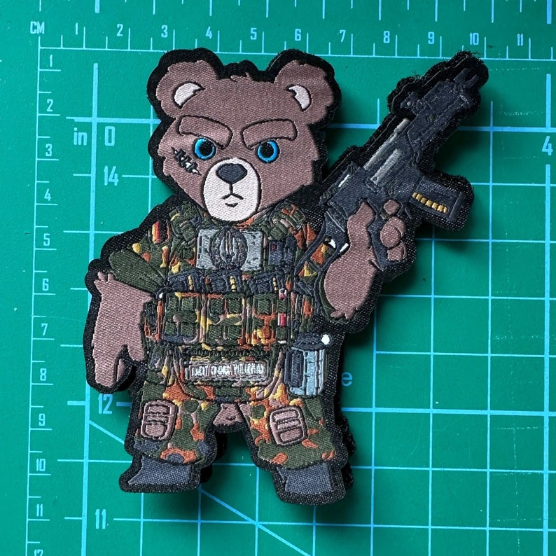 PATCHLAB KSK Bundeswehr Army Tactical Teddy PVC Morale Patches | Hook ...