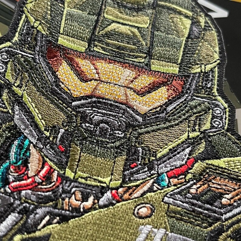 ALPHA #7 MECHA 117 Morale Patch Hook Scifi Cyber Army Airsoft Military ...