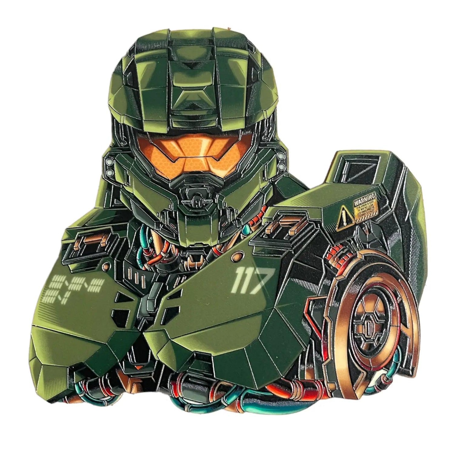 ALPHA #7 MECHA 117 Morale Patch Hook Scifi Cyber Army Airsoft Military ...