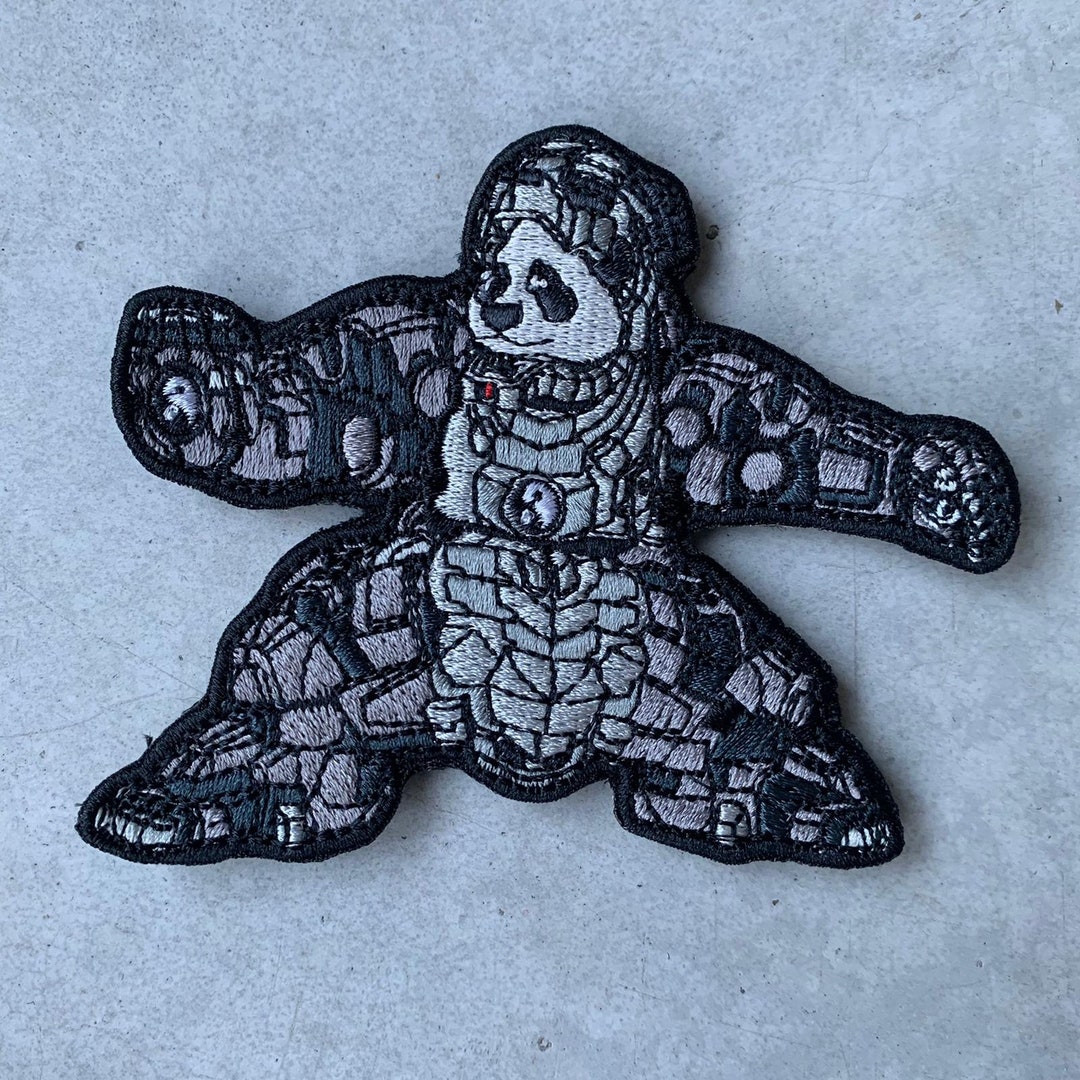PATCHLAB Iron Panda Morale Patches Hook and Loop | Embroidered Patches | Hook and Loop Patches ...