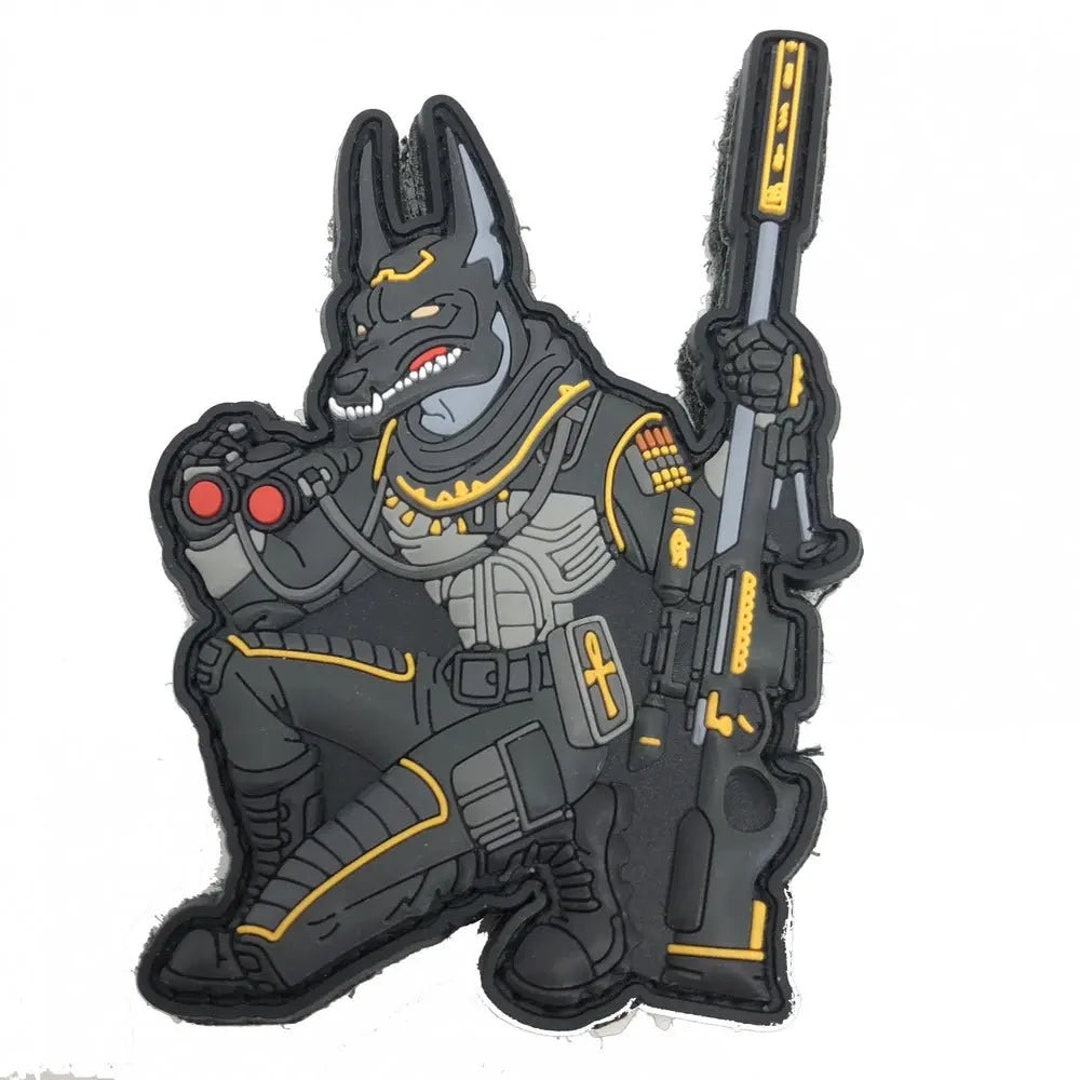 PATCHLAB Anubis the Silent Sniper PVC Morale Patches Hook and Loop | Hook and Loop Patches - Etsy