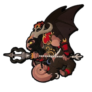 PATCHLAB Chameleon Legion #114 Satan Demon PVC Morale Patches Hook and ...