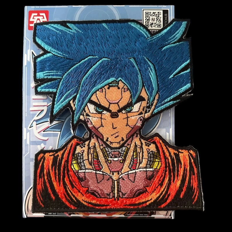 PATCHLAB Cyber Saiyan PVC Morale Patches Hook and Loop | Embroidered ...