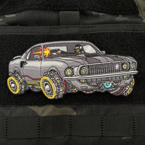 PATCHLAB Cyberpunk Cars 1 PVC Morale Patches Velcro Embroidered Patches ...