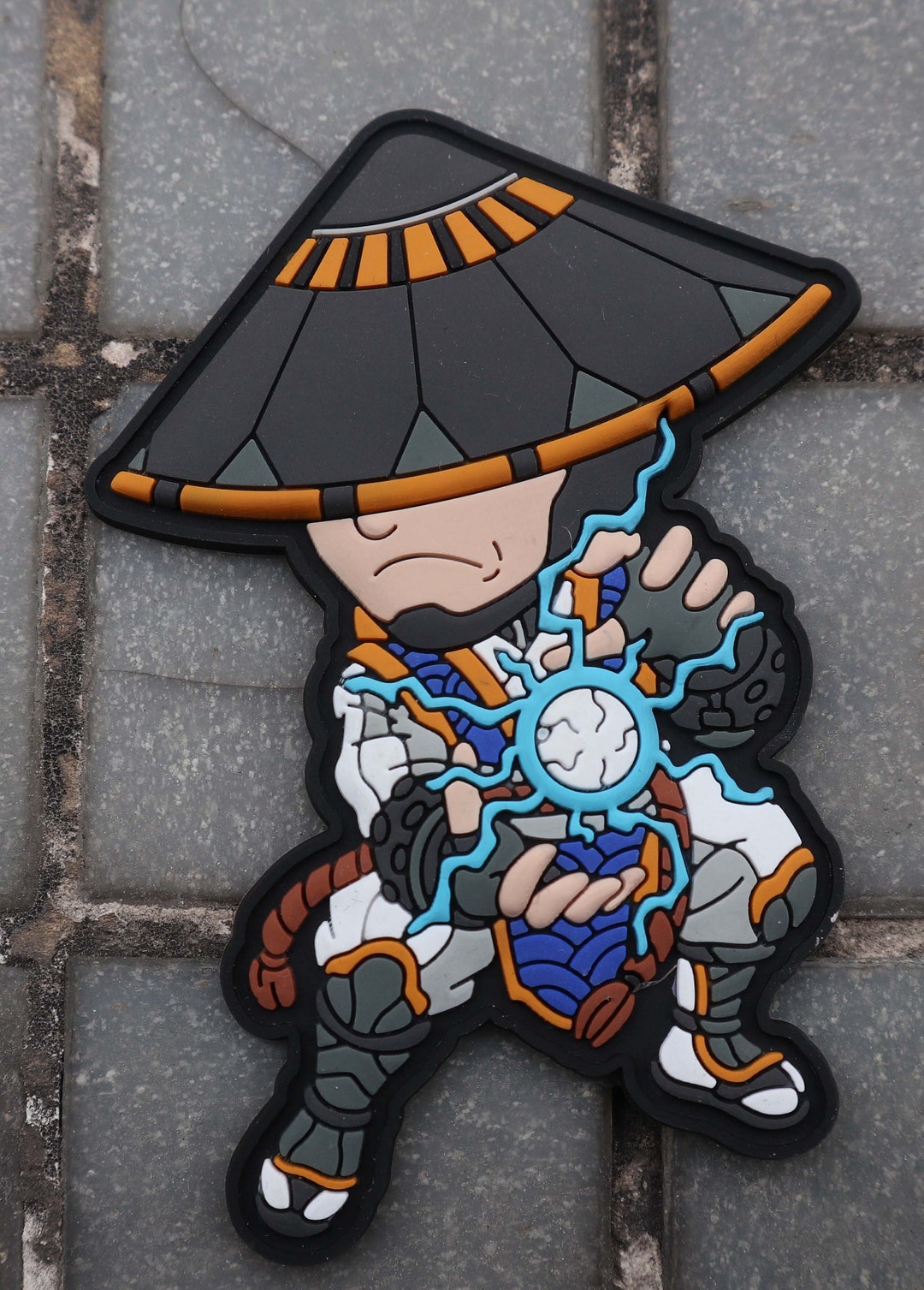 Mortal Fighters Raiden Thunder Tamer PVC Patch | Hook and Loop Morale ...