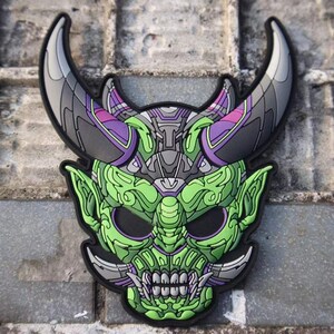 PATCHLAB Onivengers #6 Green Man PVC Morale Patches | Embroidered Patches | Hook and Loop ...