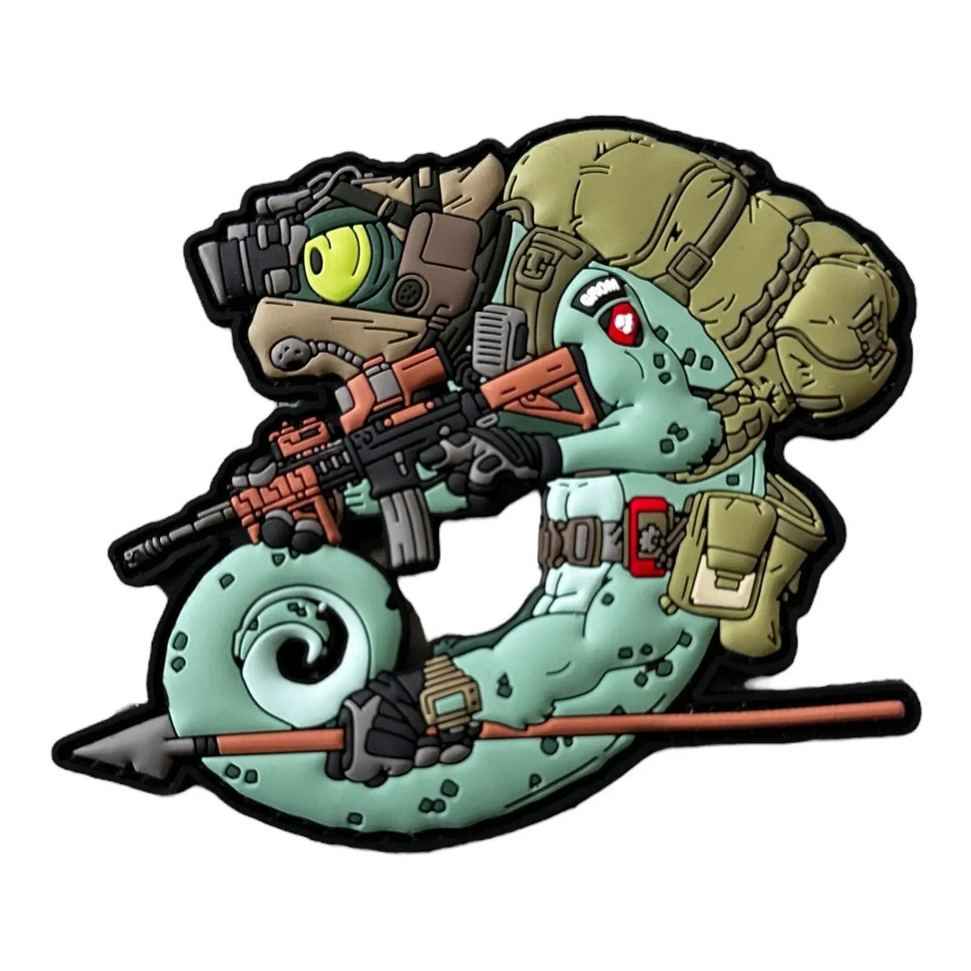 PATCHLAB Chameleon Legion #1 Grom PVC Morale Patches | Hook and Loop Patches | Backpack Patches ...