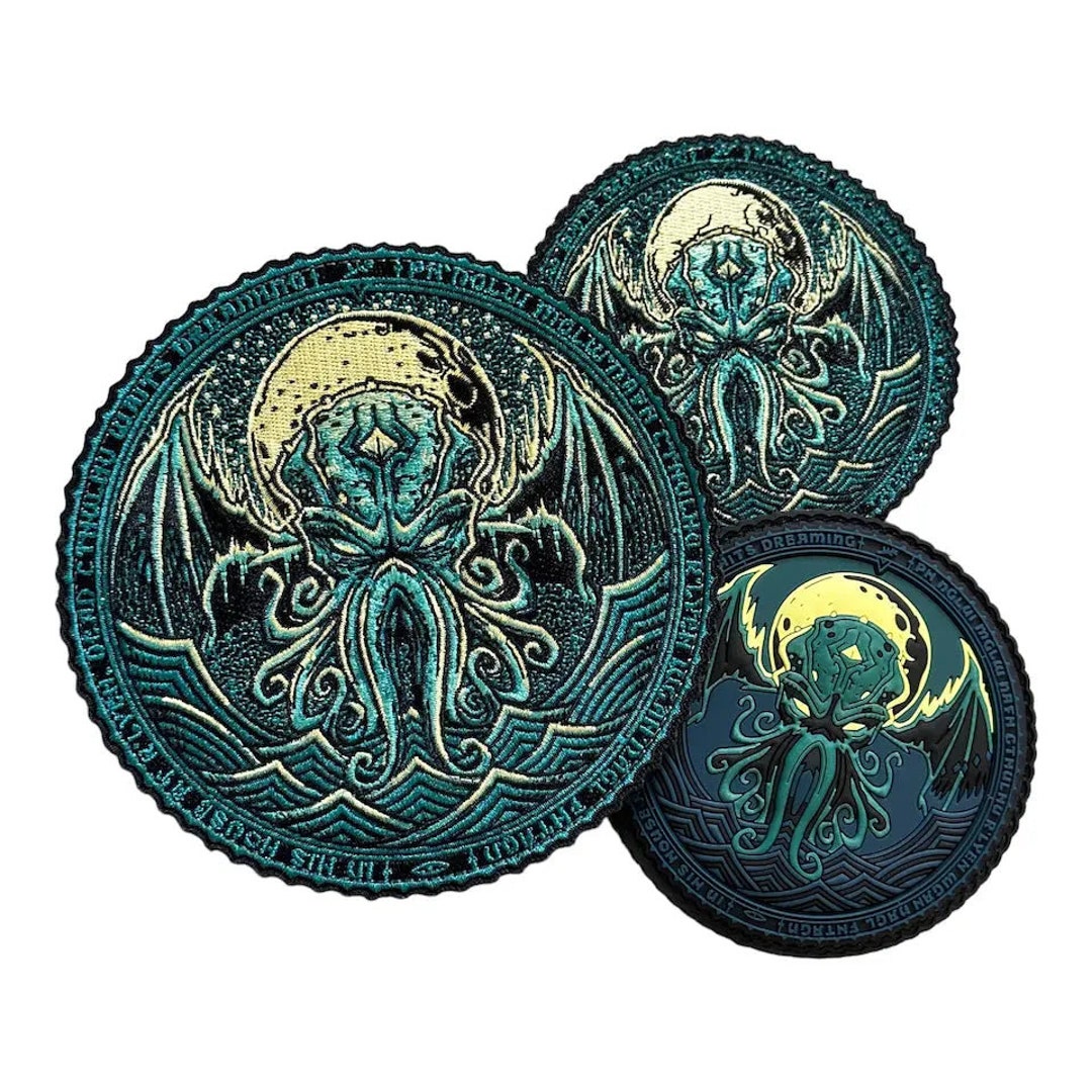 PATCHLAB SM6 Cthulhu Dreaming PVC Morale Patches | Embroidered Patches | Hook and Loop Patches ...