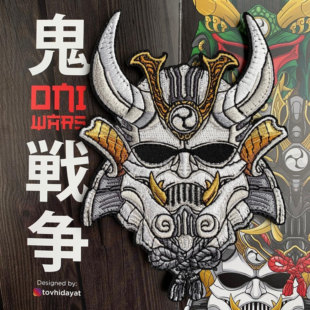 PATCHLAB Oni War #2 the Soldier EMB PVC Morale Patches Hook and Loop | Embroidered Patches ...