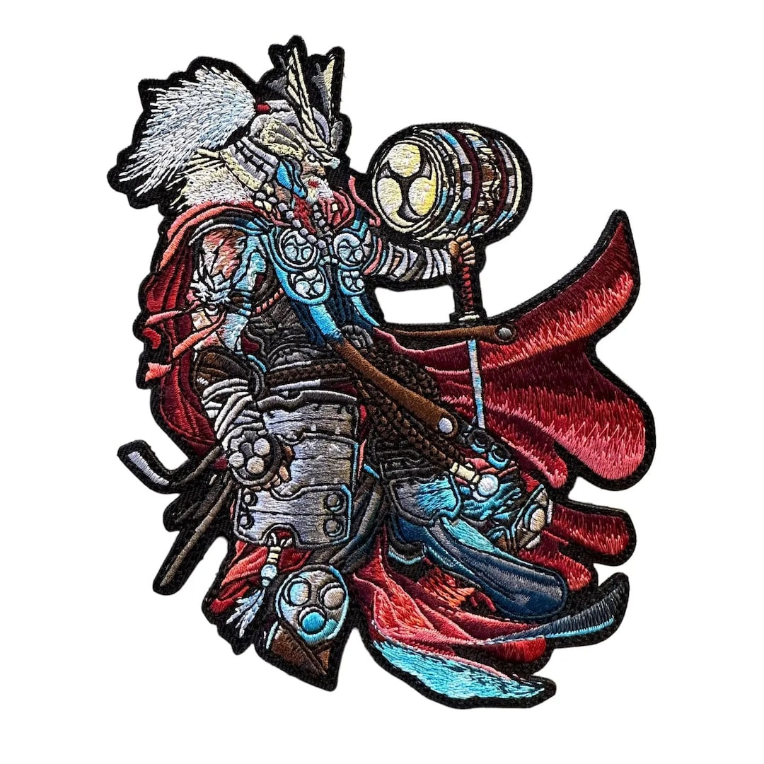 PATCHLAB Sxeven #15 Thor Embroidered Patches | Hook and Loop Patches | Backpack Patches - Etsy
