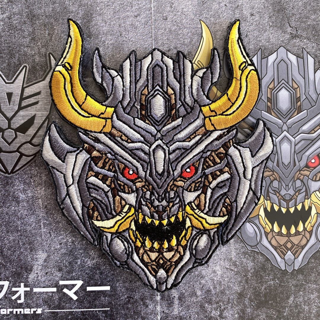 PATCHLAB Oni Bot 1 PVC Morale Patches Velcro Embroidered Patches Hook and Loop Patches Velcro ...