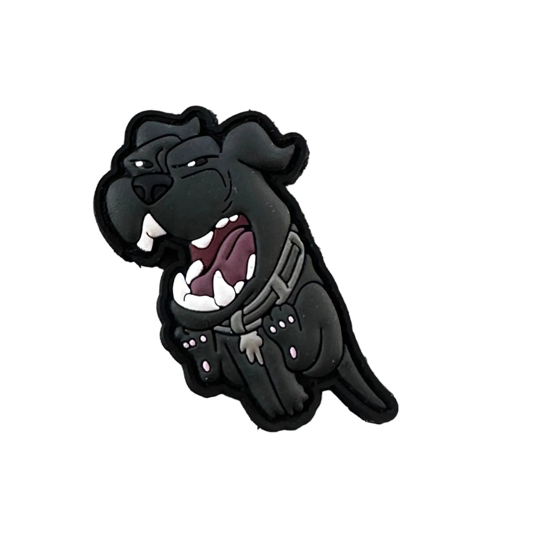 PATCHLAB Dog - Pitbull Morale Badge Patch 2" Rubber Watchdog K9 Police ...