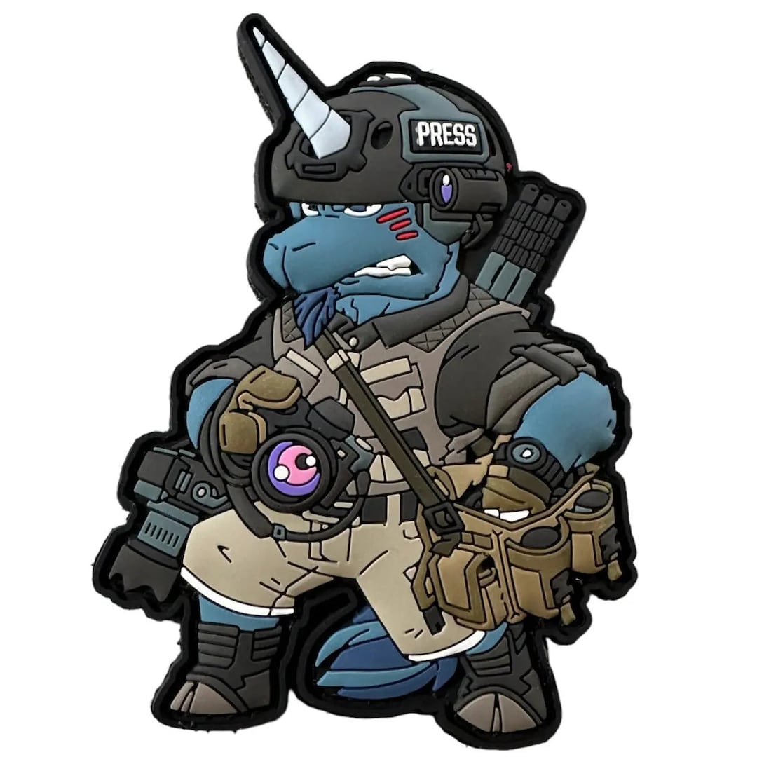 PATCHLAB Unico4n #14 Press PVC Morale Patches Hook and Loop | Hook and Loop Patches | Backpack ...