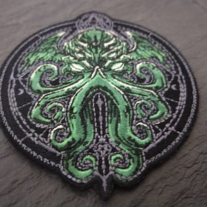 PATCHLAB Cthulhu Circle PVC Morale Patches Hook and Loop | Hook and Loop Patches | Hook and Loop ...