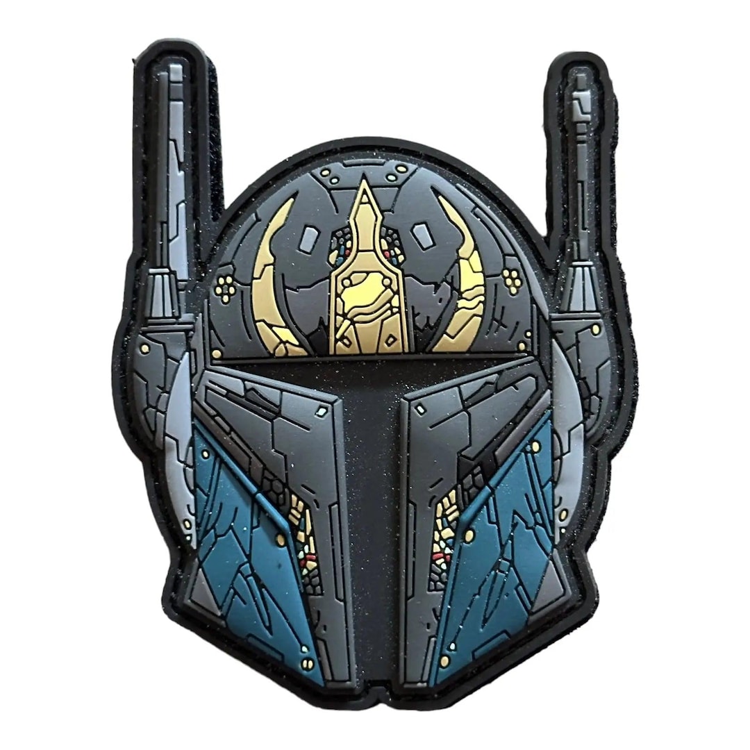 Patchlab Bucket #45 Vizsla Mecha Helmet 3D PVC Rubber Morale Patch, Durable Vibrant, Hook Loop ...