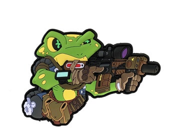 Frogman Patch - Etsy