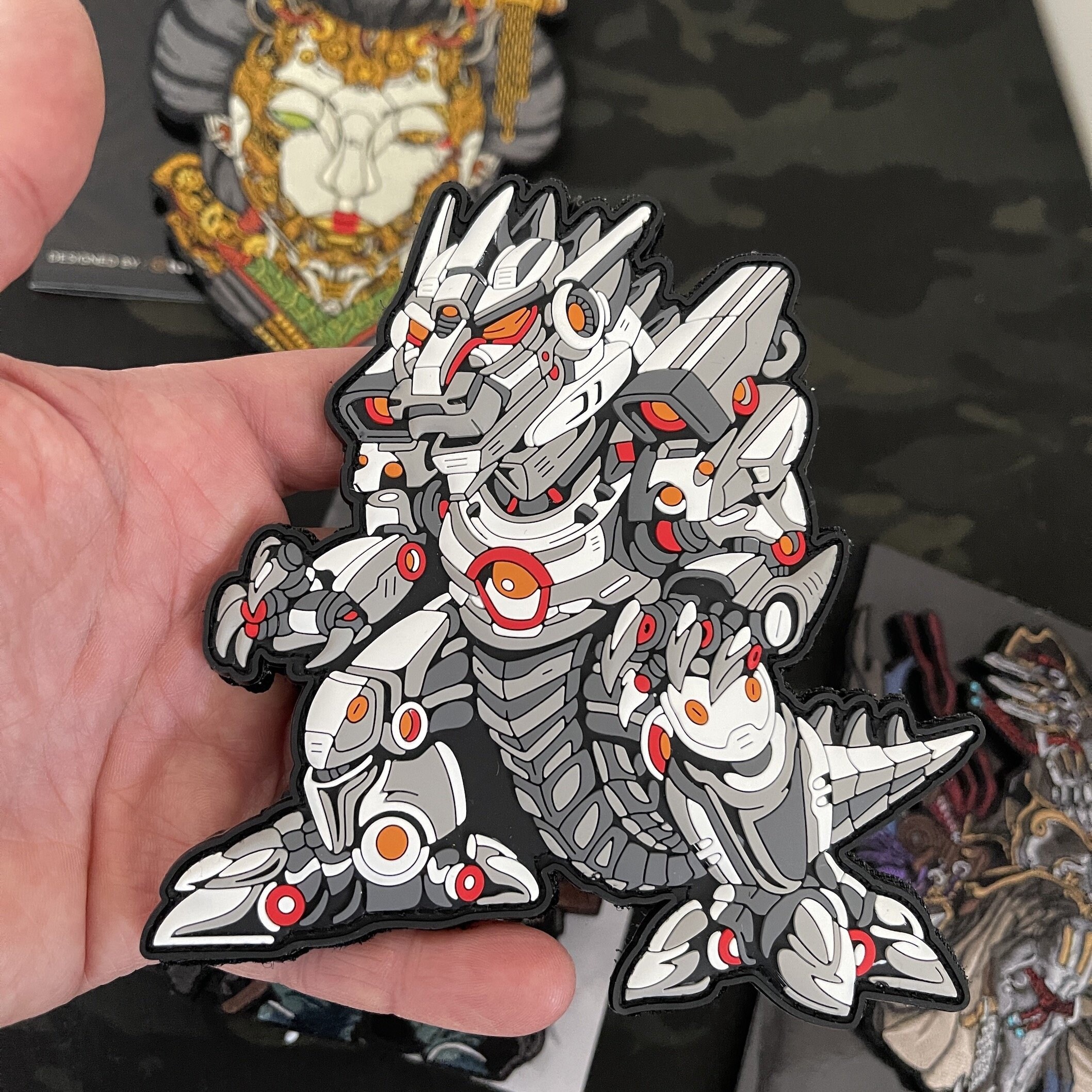 MECHAGODZILLA Morale Patch - Etsy