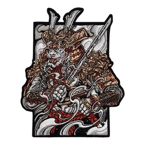 PATCHLAB Tora Ronin Morale Patches | Embroidered Patches for Clothes | Hook and Loop Patches ...