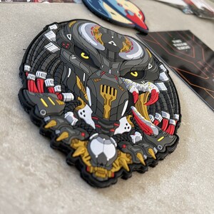 PATCHLAB Cyberpunk #5 Hunter PVC Morale Patches Hook and Loop | Embroidered Patches | Hook and ...
