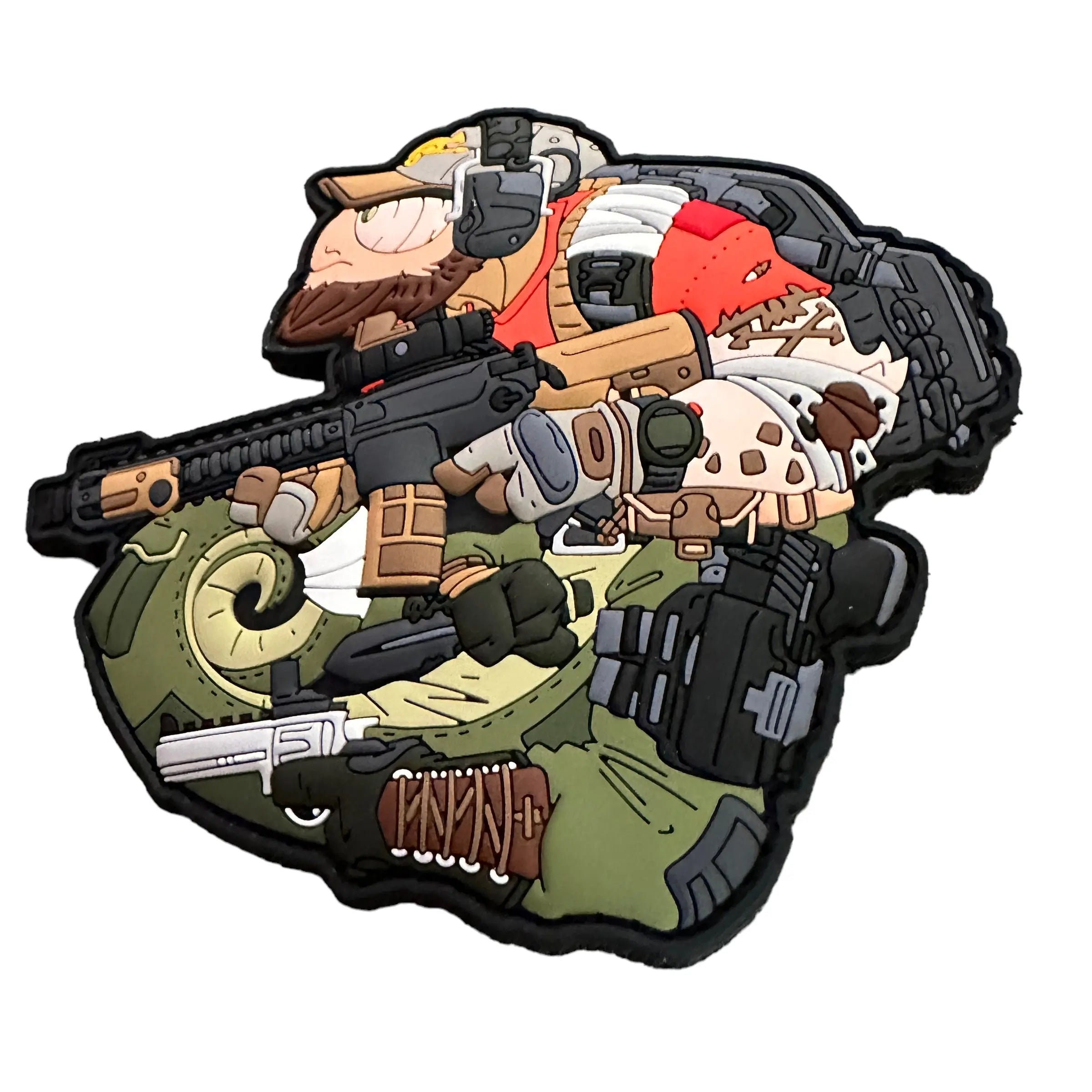 PATCHLAB Tactical Chameleon Nomad Shooter Seal Spec Ops PVC Morale Patches | Hook and Loop ...