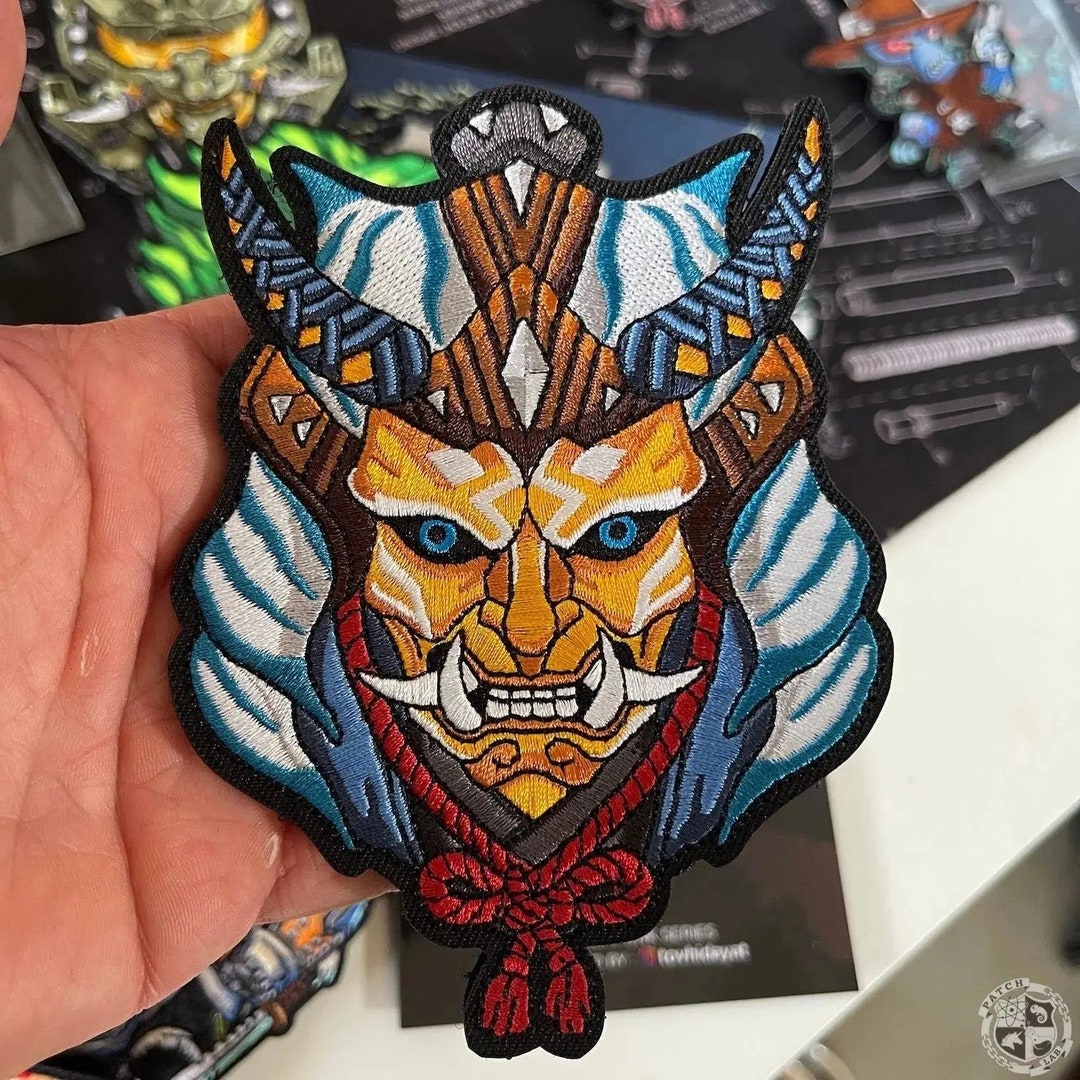 PATCHLAB Oni War #7 Ashoka PVC Morale Patches Hook and Loop | Embroidered Patches | Hook and ...