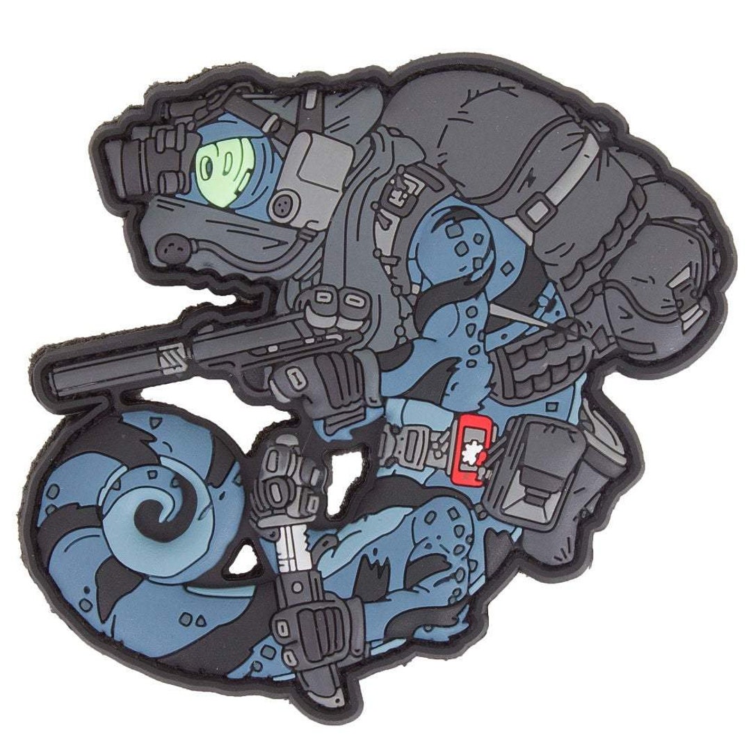 PATCHLAB Chameleon Legion Tactical Nightstalker 1 PVC Morale Patches Hook and Loop Patches ...