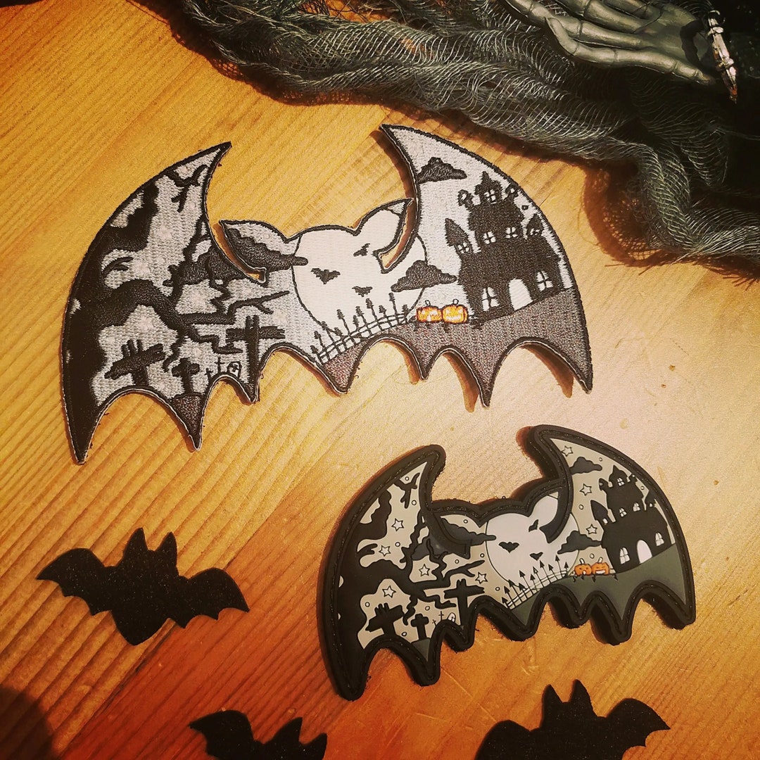 Bat Halloween Edition Morale Patch - Etsy