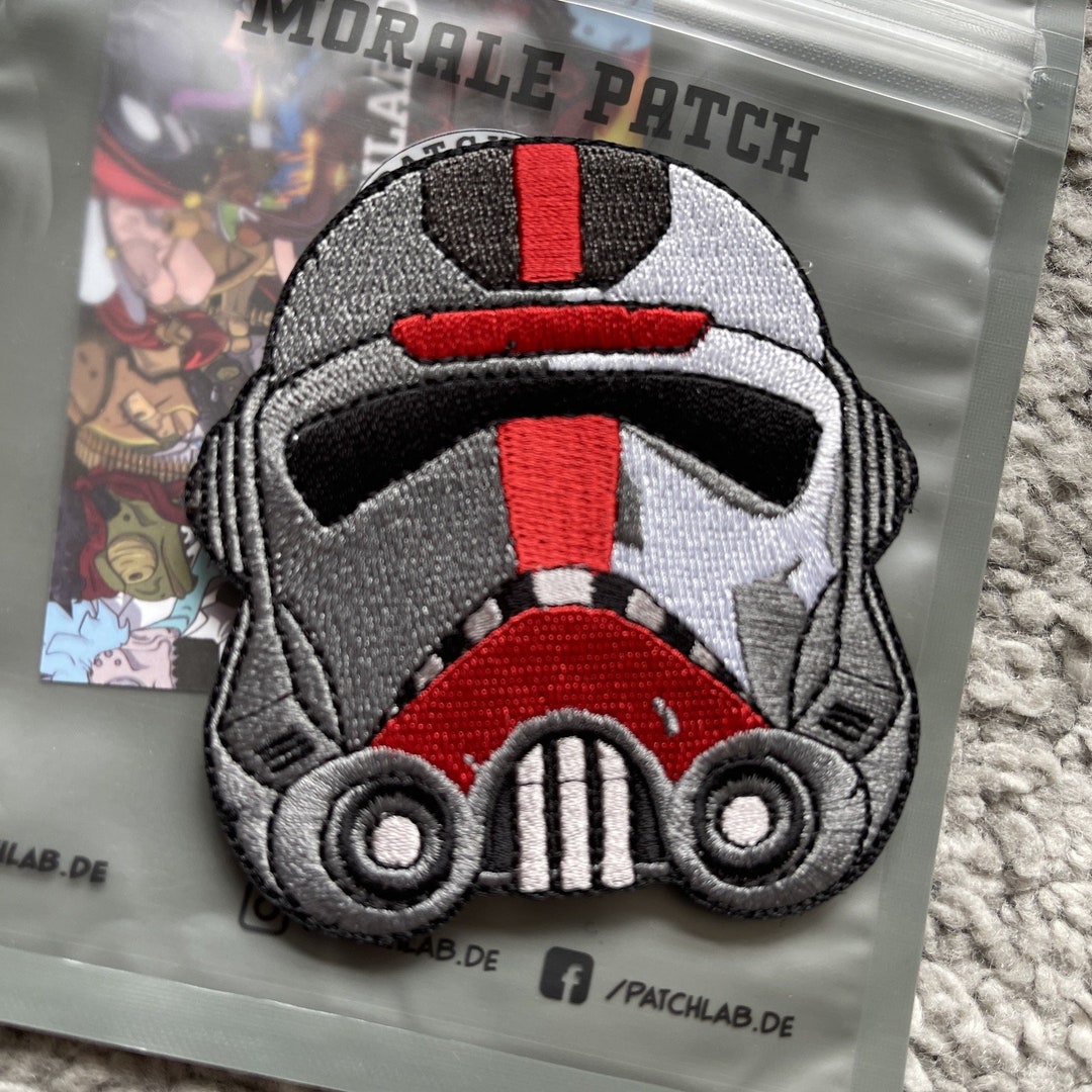 PATCHLAB Space War Bucket 27 Hunter PVC Morale Patches Velcro Hook and Loop Patches Backpack ...