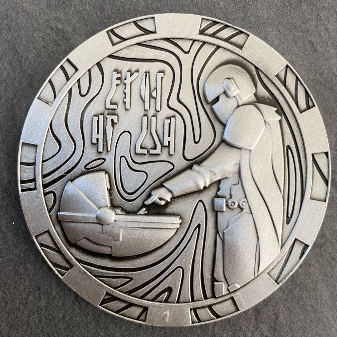 PATCHLAB Mudhorn Clan Beskar Ingot Mandalorian Challenge Coin - Etsy