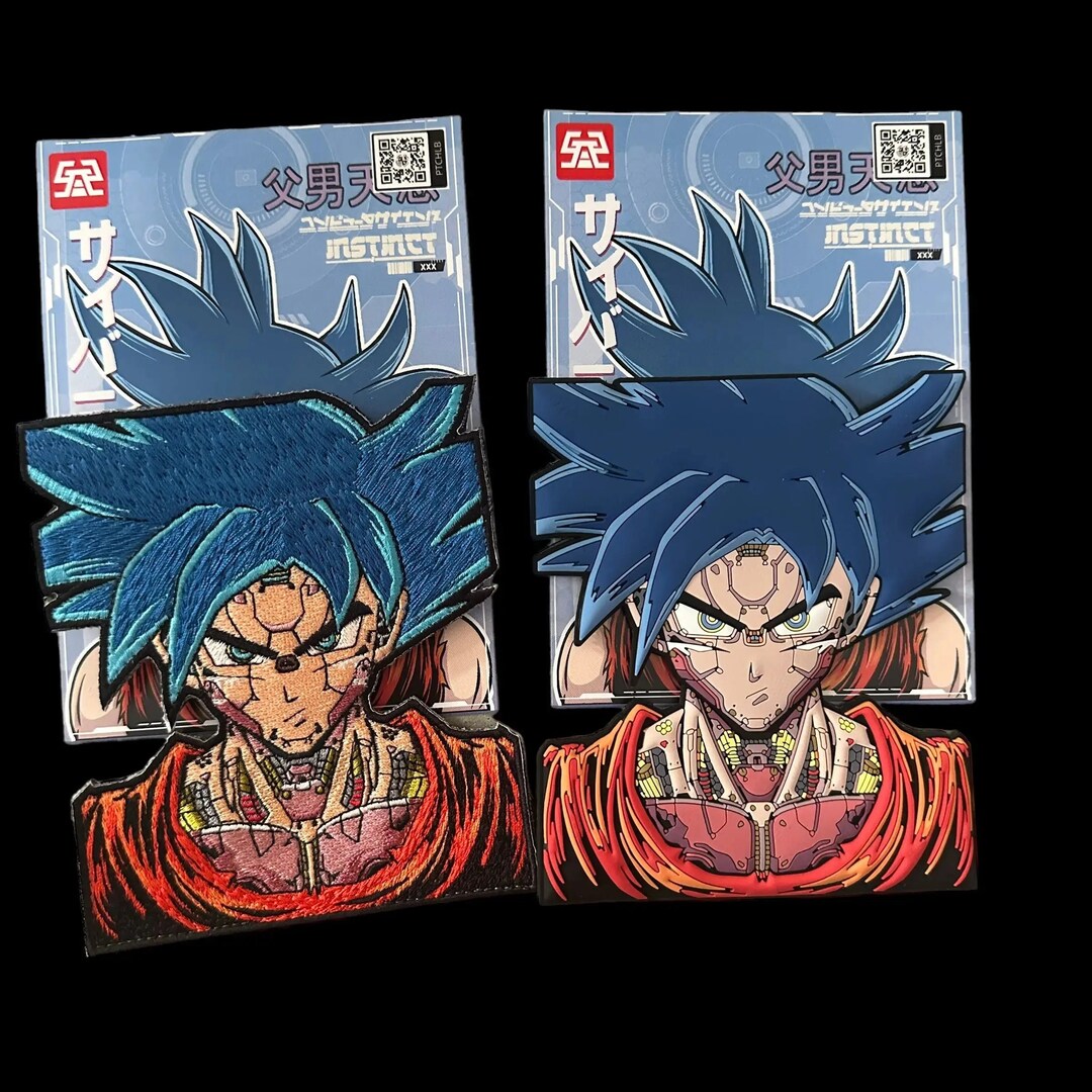 PATCHLAB Cyber Saiyan PVC Morale Patches Hook and Loop | Embroidered ...