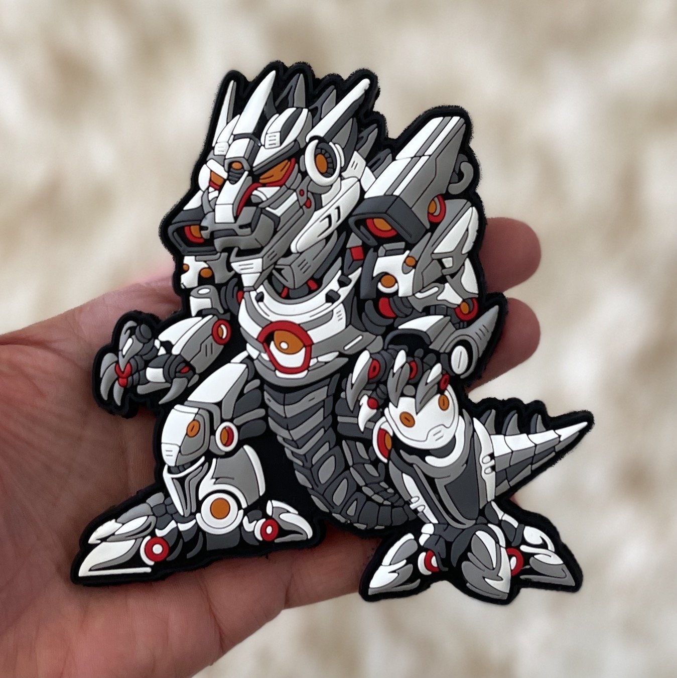 MECHAGODZILLA Morale Patch - Etsy