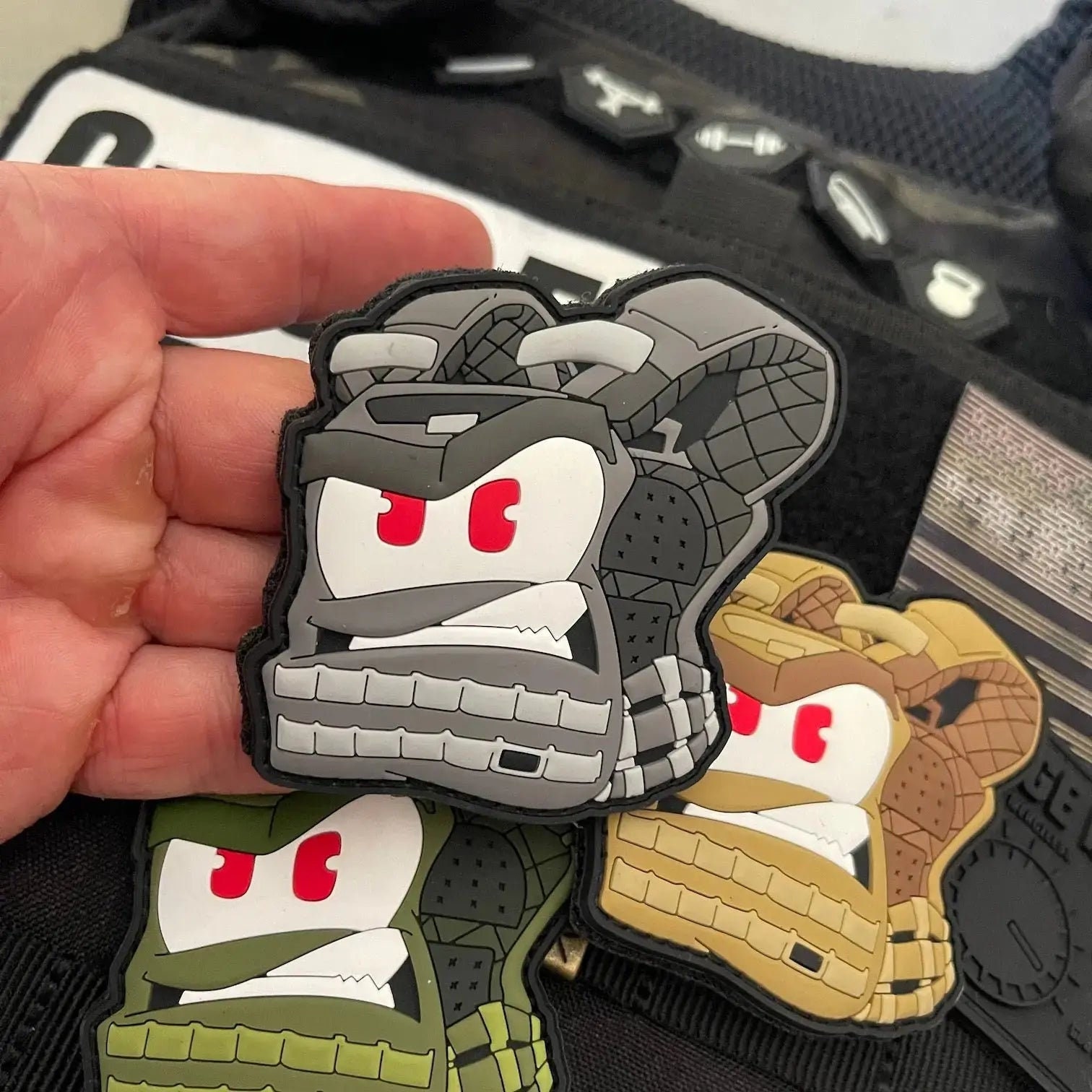 PATCHLAB Grumpy Carrier Morale Patch PVC Morale Patches | Hook and Loop ...